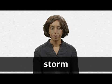 STORM definition and meaning | Collins English Dictionary