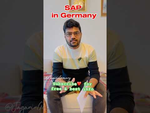Easy SAP courses to get Job❤️❤️ 3 months lo nerchukovachu ✅ #shorts #germany #trend