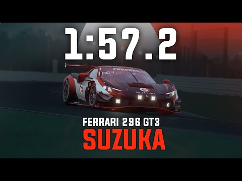 Suzuka 1:57.2 - Ferrari 296 GT3 - GO Setups | ACC 1.10.2