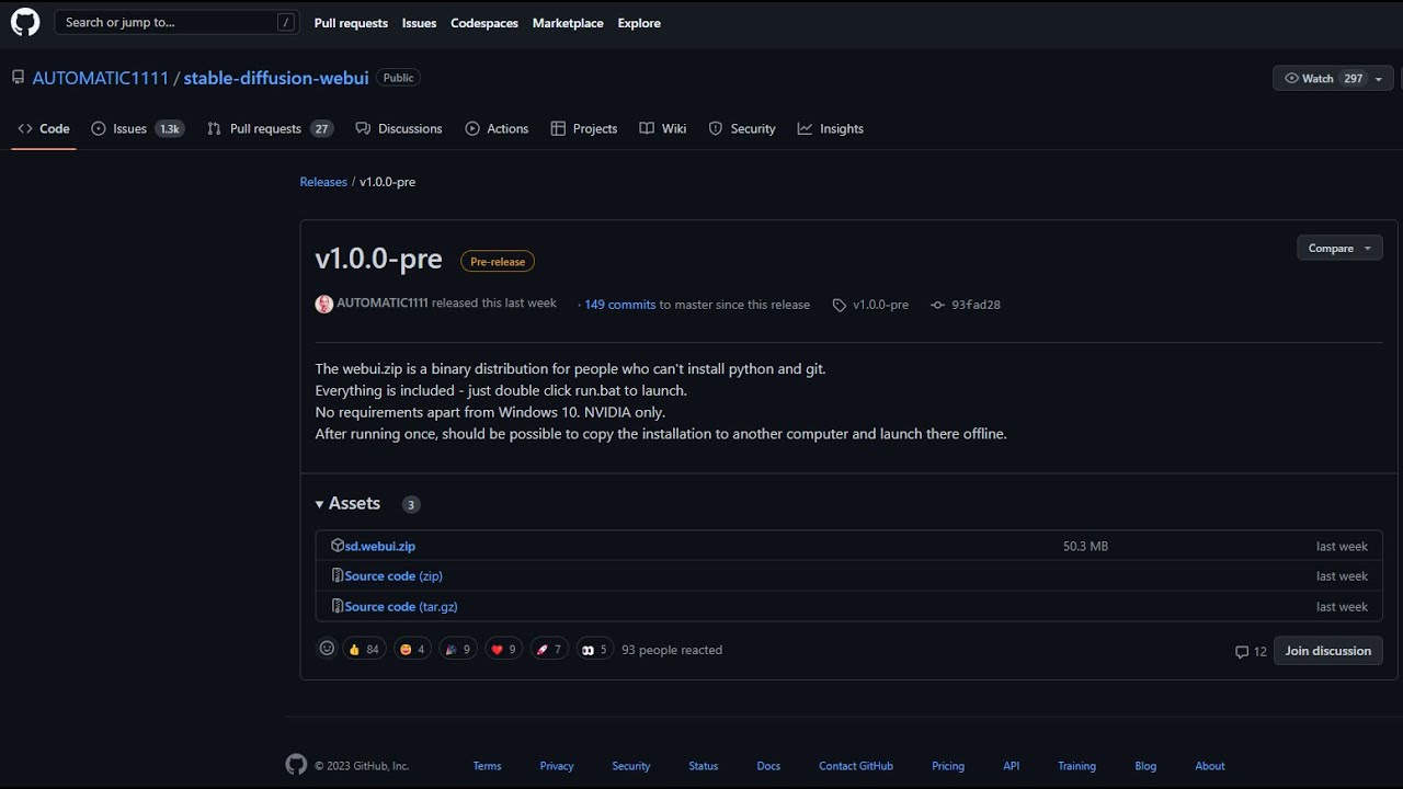 How to Install Binary Distribution - Stable DIffusion | Easy Install on Windows