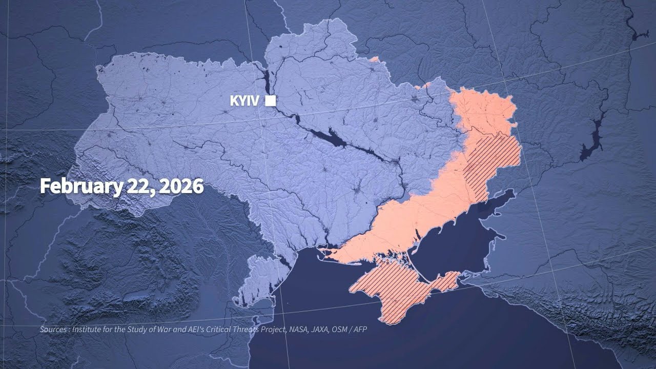 ANIMATED MAP: changes in Russian military positions in Ukraine | AFP