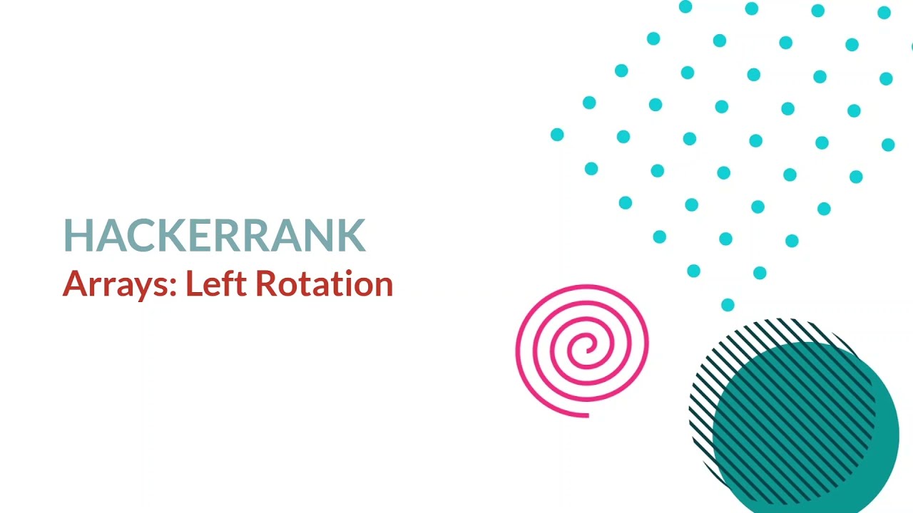 Arrays: Left Rotation HackerRank Solution -Python (Version 1)
