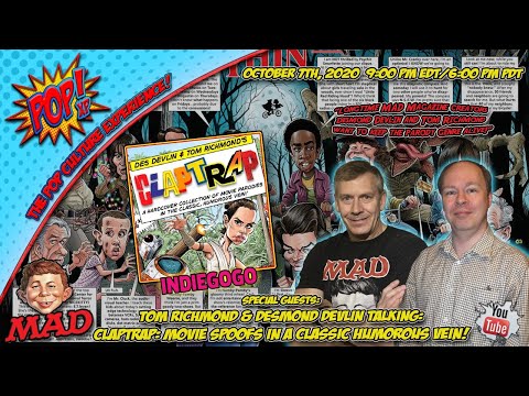 Desmond Devlin and Tom Richmond's CLAPTRAP: Movie spoofs in a classic humorous vein!