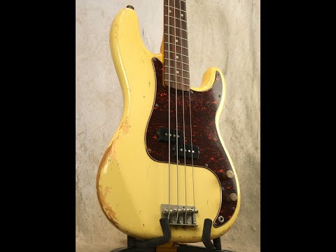Alnus Bass luthier Made Precision Bass 2023 - Aged Cream | Reverb