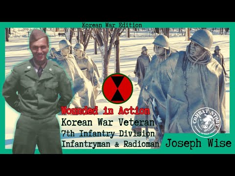Purple Heart in the Korean War from 7th Infantry Division Infantryman Joseph Mills Wise