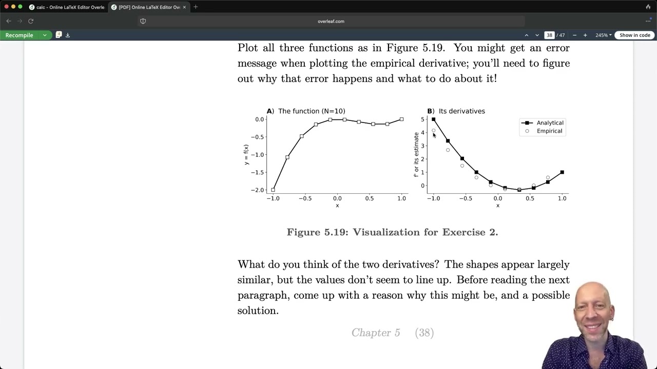 Calculus Unraveled: Intuition, Proofs, Python :|: Chapter 5 exercise solutions and discussions