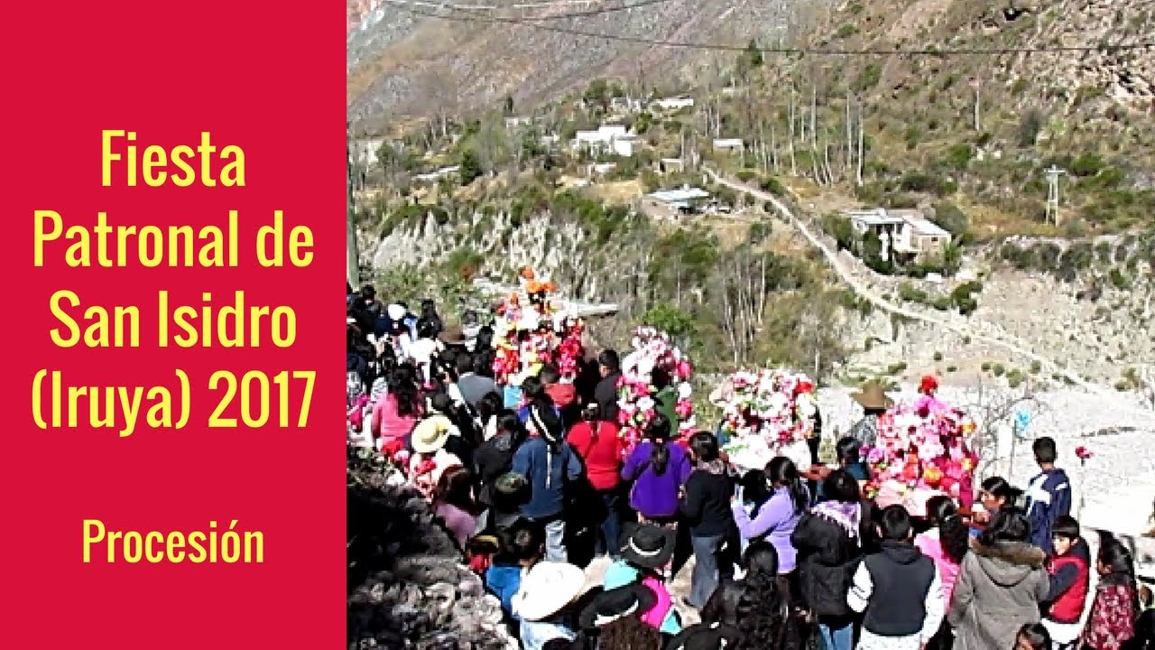 IRUYA - Fiesta Patronal de San Isidro 2017, procesión