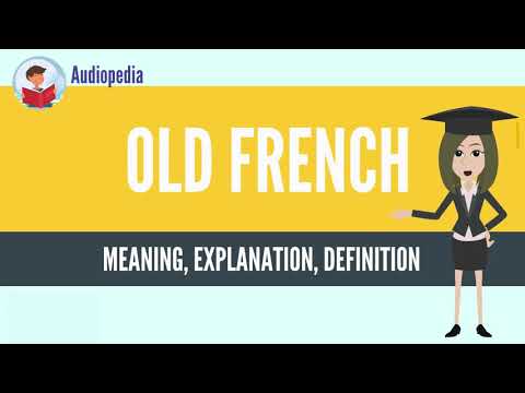 What Is OLD FRENCH? OLD FRENCH Definition & Meaning