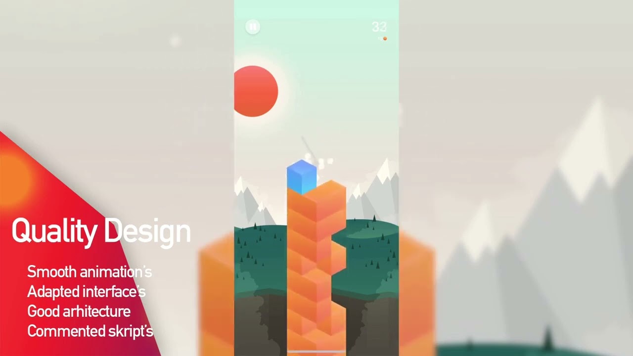 Swipe Tower - Unity Project Game Source Code #unity #unity3d #unitydev #unitydeveloper #sourcecode