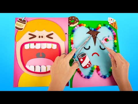 Educational Game For Kids || DIY Cardboard Planner For School