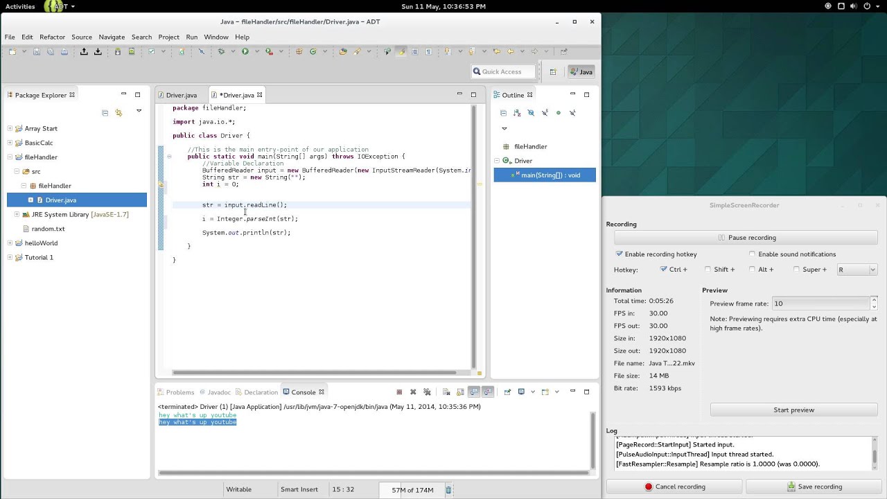 Java Tutorial - 22 - BufferedReader Input