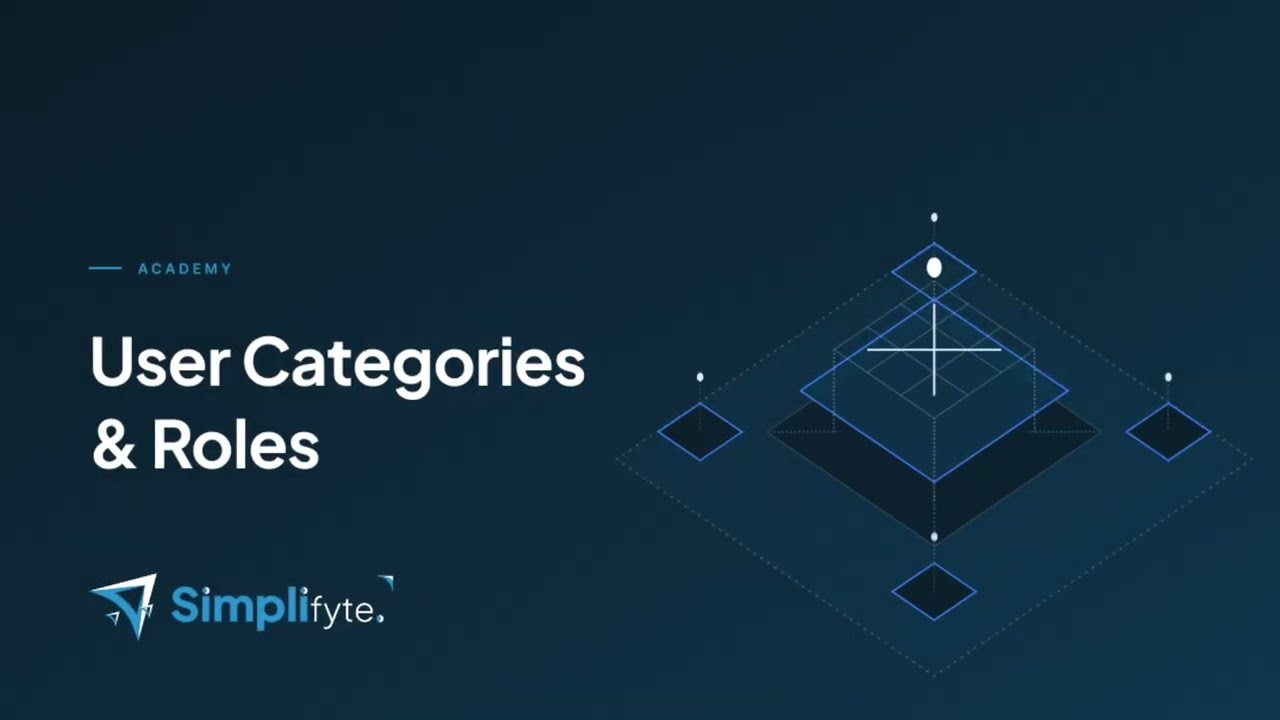 Simplifyte Academy : User Categories & Roles
