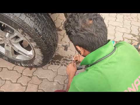 Tubeless tyres puncture repair