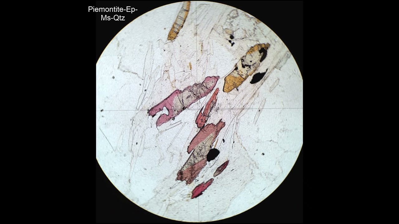 Epidote group tutorial Optical mineralogy