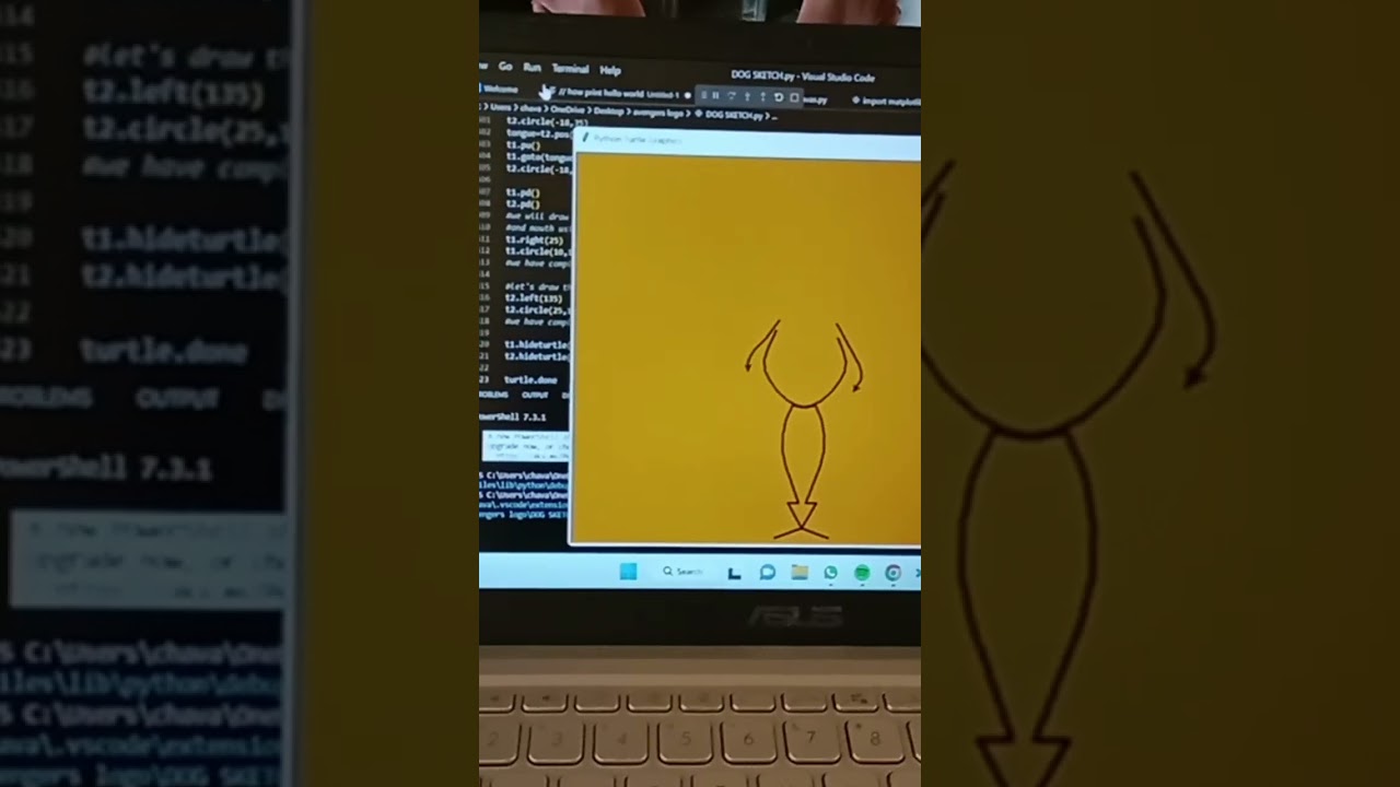 Draw a Scooby doo with Python Code