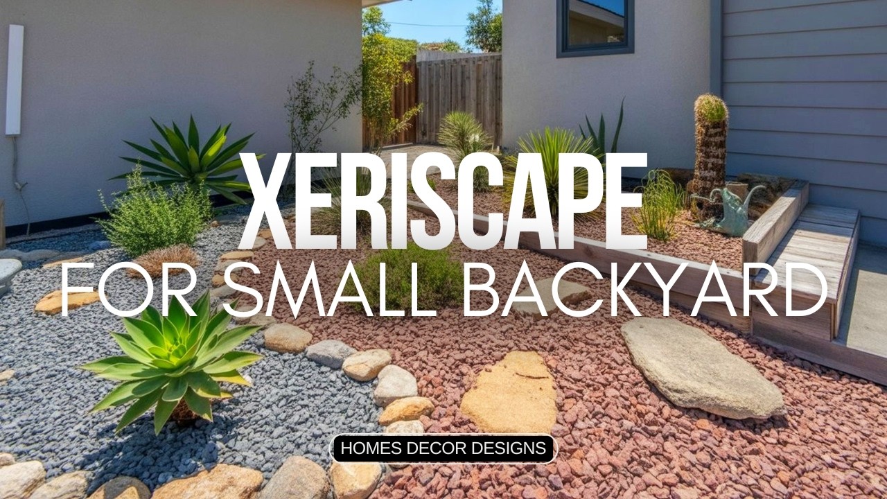 SMALL BACKYARD XERISCAPE DESIGN IDEAS | XERISCAPE IDEAS TO TRANSFORM YOUR YARD INTO A LUXURY OASIS