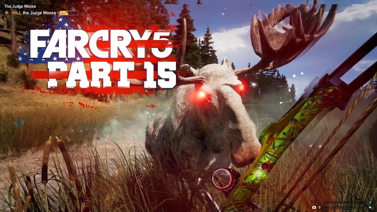 HUNTING A RABID MOOSE - Far Cry 5 - Part 15 (Let's Play / Walkthrough / PS4 Pro Gameplay)