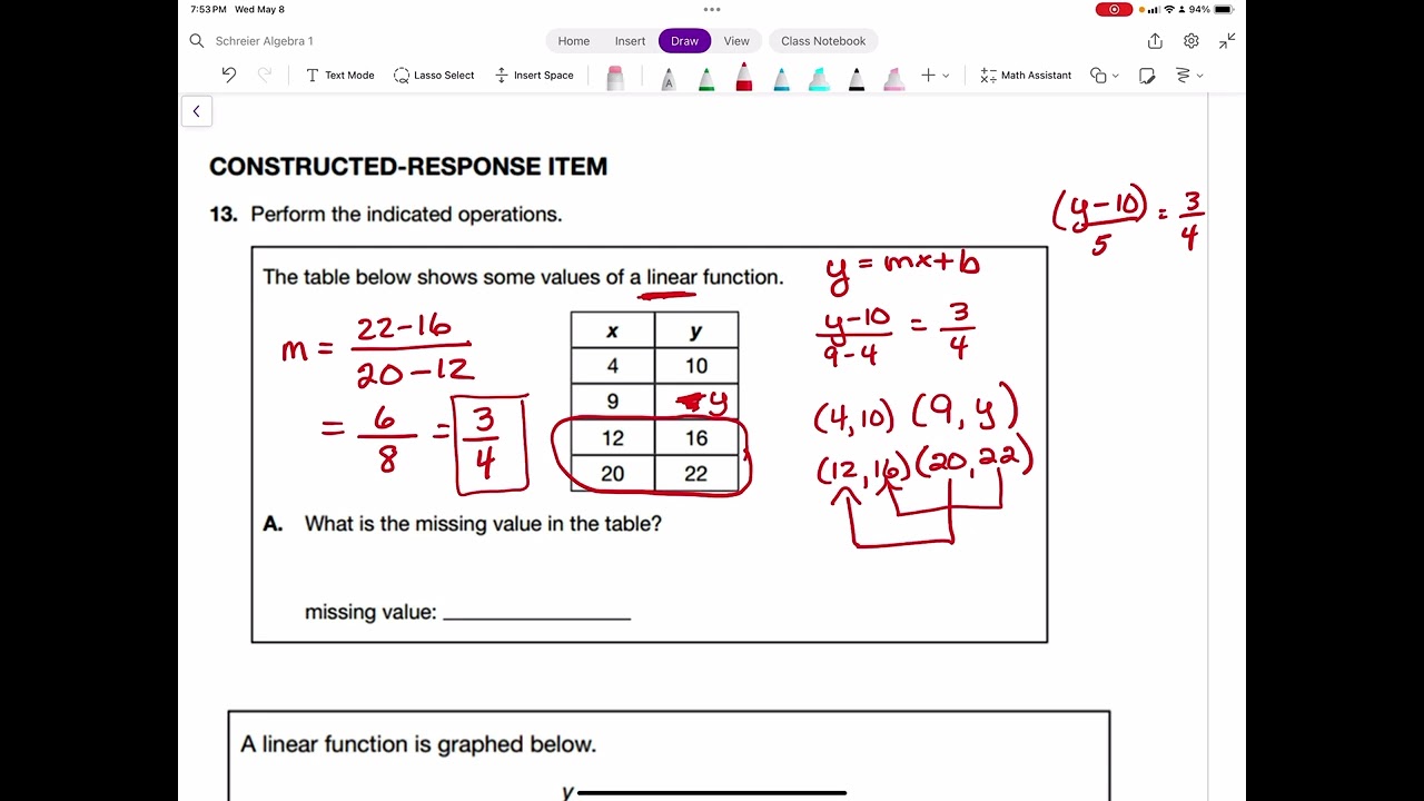 Keystone Exam Algebra 1 Review Module 2 Part2