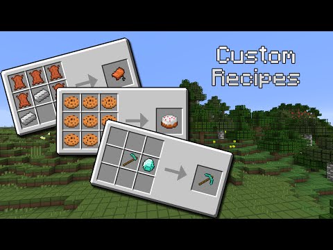 Custom Crafting Recipes Minecraft Project