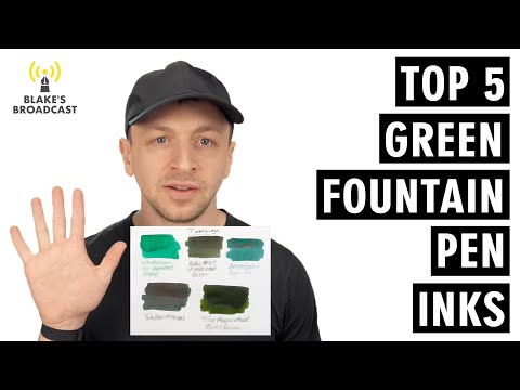 Top 5 Green Fountain Pen Inks of 2025 4K