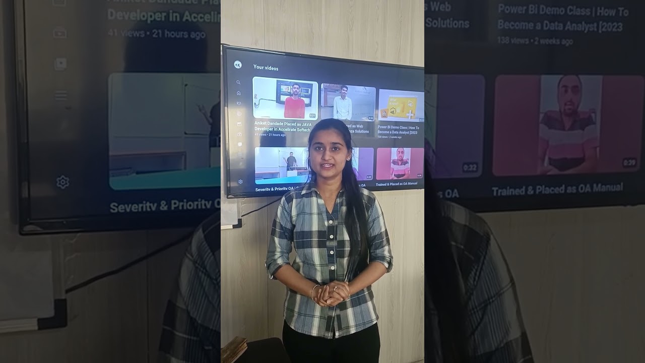 Savita Nilakh SDET trained now placed in BajajF as Software test Engineer