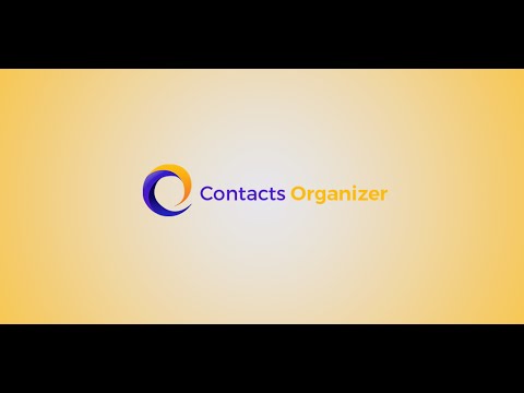 Contacts organizer demo
