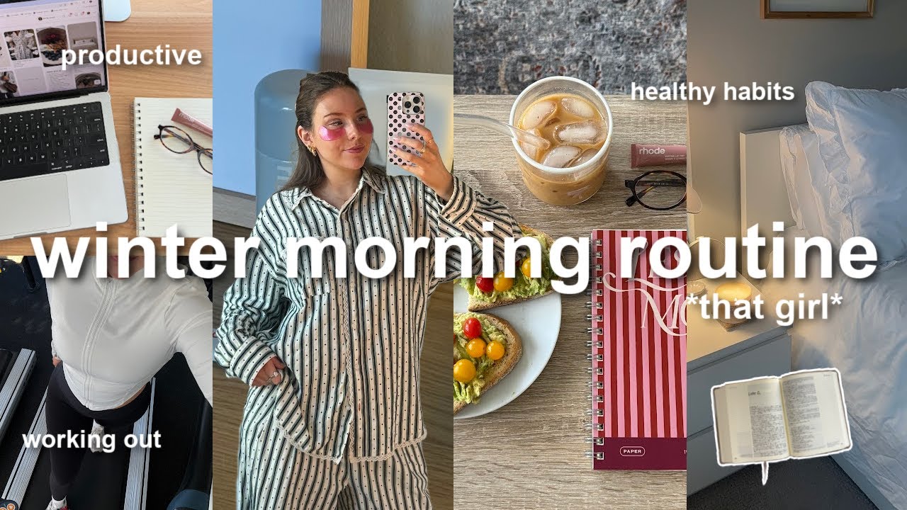 7AM WINTER MORNING ROUTINE ❄️☕️ *healthy habits for 2026* (productive, cozy, realistic morning)