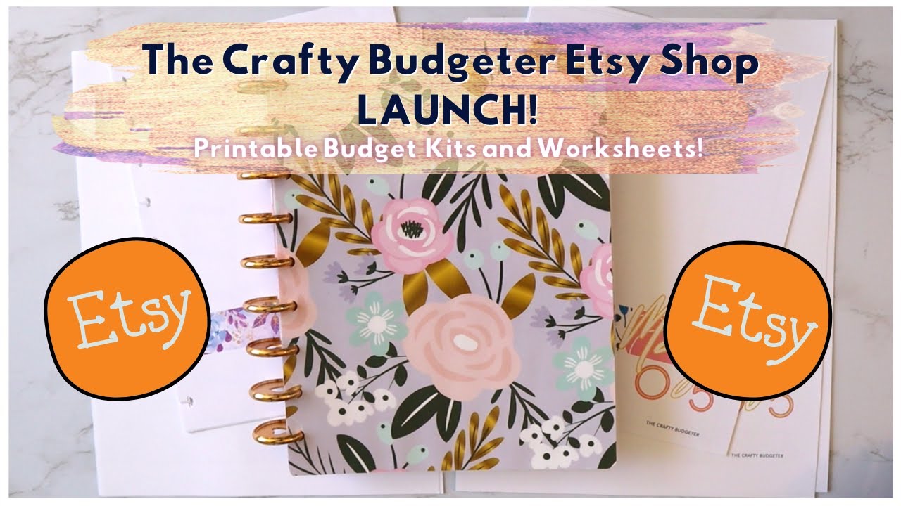 ESTY SHOP LAUNCH! | Exciting News | Budget Printable Kits | Budget Printable Worksheets
