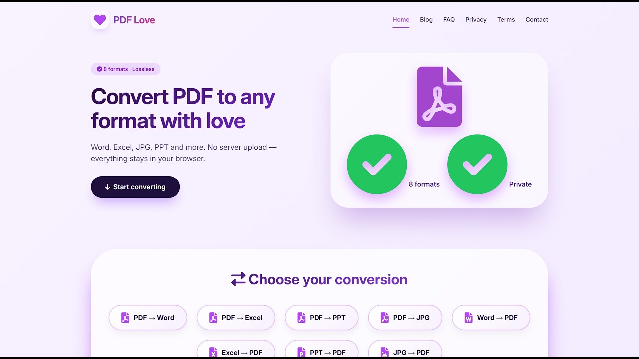 PDFLove  Free Online PDF Editor Converter and Mana