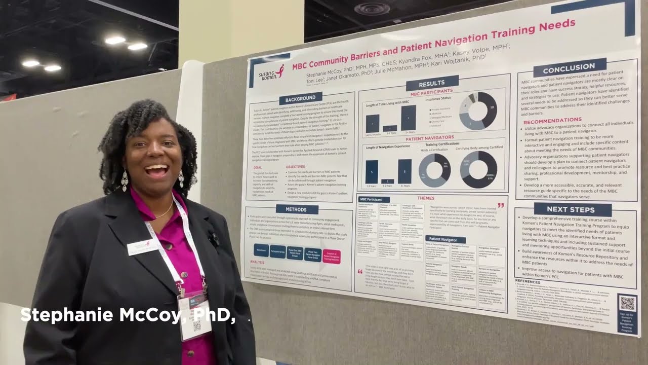 Meet the Komen Scientist: Stephanie McCoy is working to improve patient navigation training