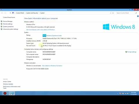 view basic information about your computer..