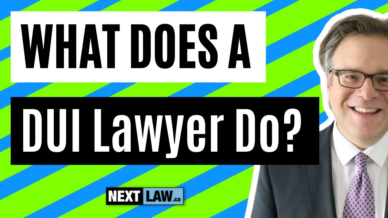 What does a DUI lawyer do?