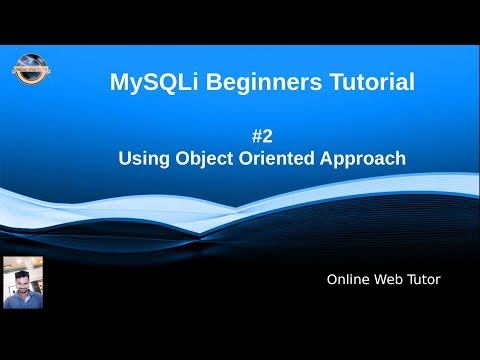 Learn Complete details of MySQLi functions Beginners Tutorial | Object Oriented Technique to use ...