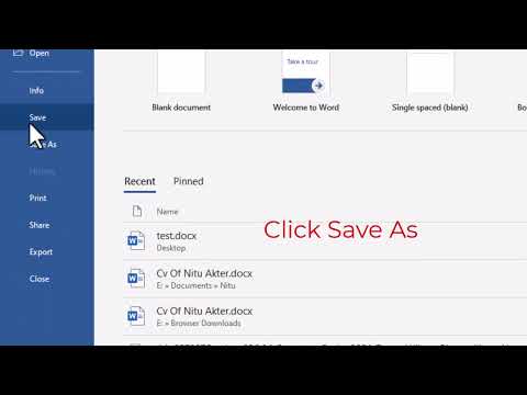 How to Convert Word File(DOCX) to JPG File? || No Annoying Commentary || Iliyas Ahmed || 2024