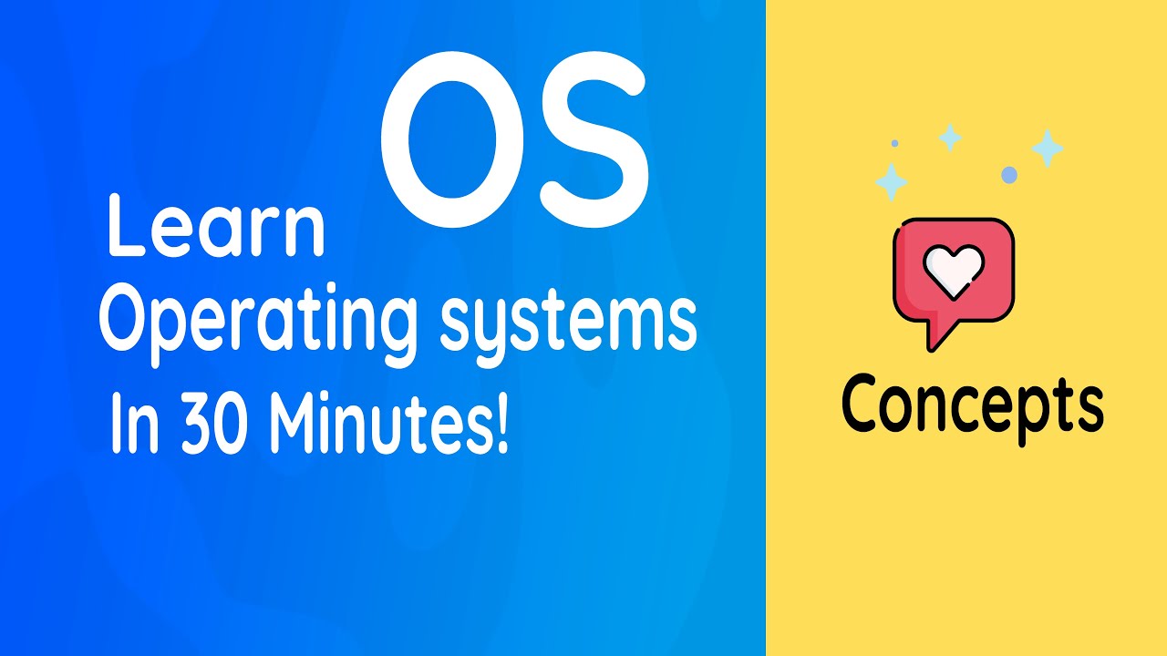 Operating systems | Foundations | Basics | Concepts | Course | 30 Mins