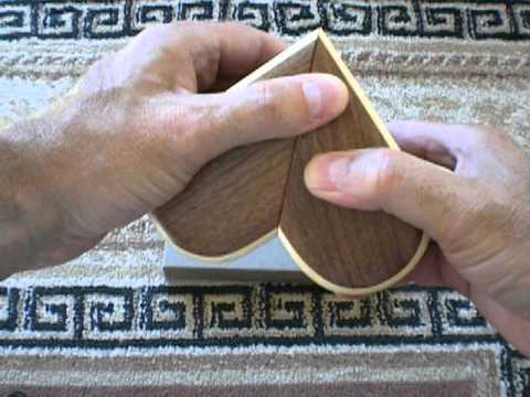 Kuru Kuru Heart Japanese Puzzle Box by Tatsuo Miyamoto