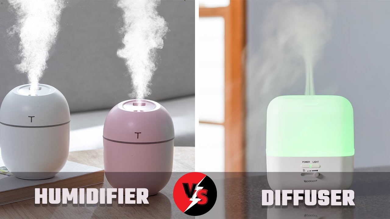 Humidifier vs Diffuser