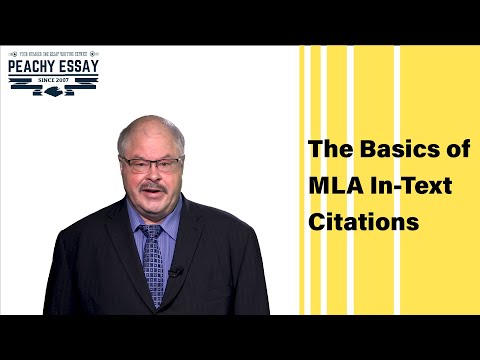 The Basics of MLA In-text Citations - Peachy Essay