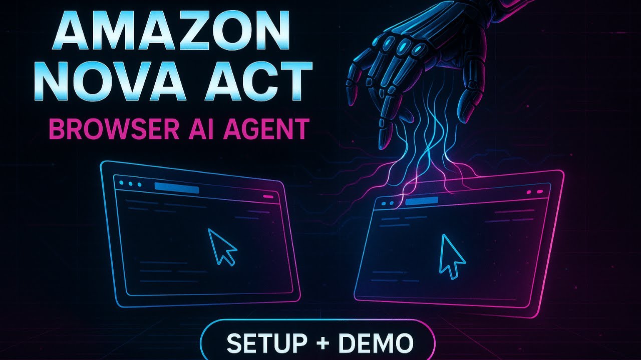 Create a Browser AI Agent using Amazon Nova Act | Setup + Parallel Automation