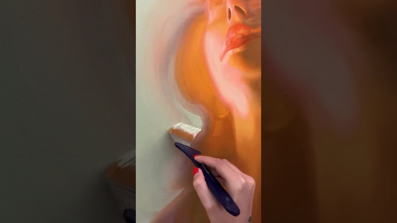 Ethereal Oil Portrait Painting | Art by: @mariaguimaraes