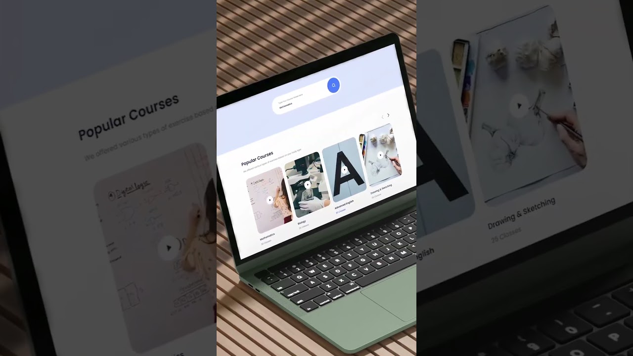 Ed tech landing page design in Figma 💻👇🏻💬
