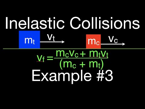 Momentum (9 of 16) Inelastic Collisions, Example 3