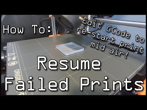 How To Resume a Failed Print