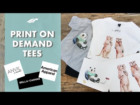 Printful Tees Review: Comparing 3 T-Shirt Brands and DTG (Direct to Garment) Print Quality