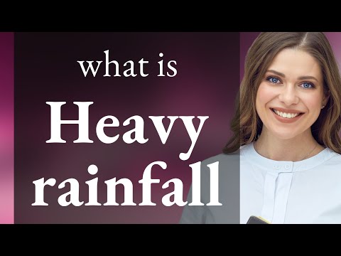 Unveiling the Meaning of "Heavy Rainfall": A Journey Through English Phrases