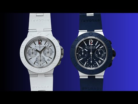 Summer-Ready: Discover the NEW Bulgari Aluminium Chronographs in White & Blue!
