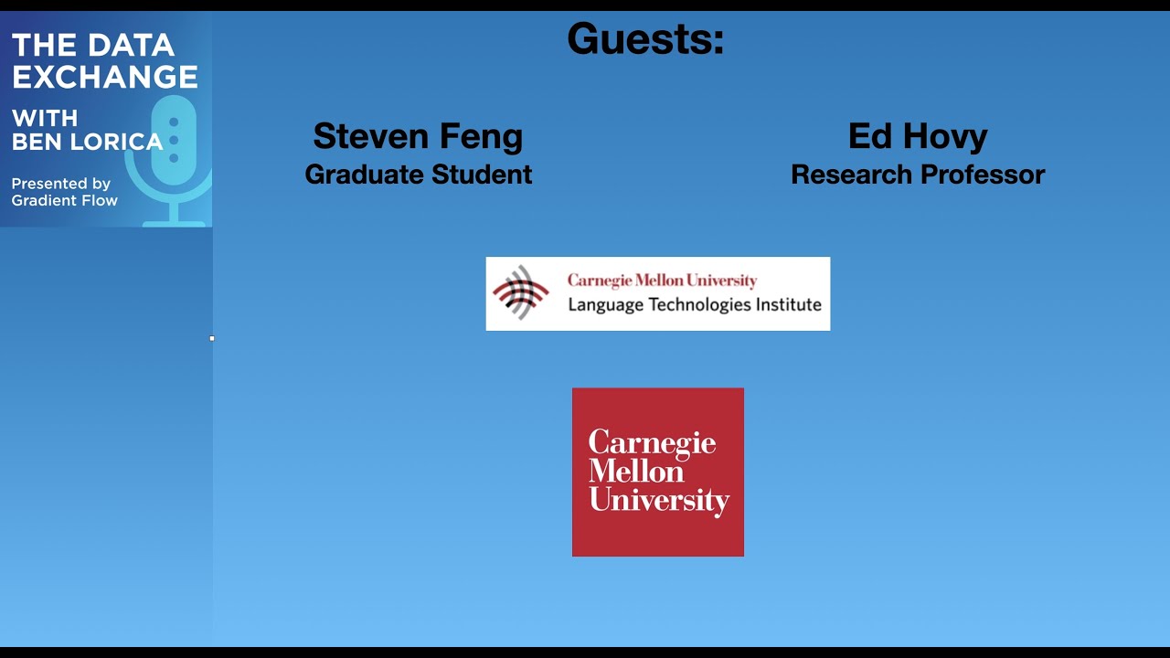 Data Exchange Podcast (Episode 86): Steven Feng and Eduard Hovy