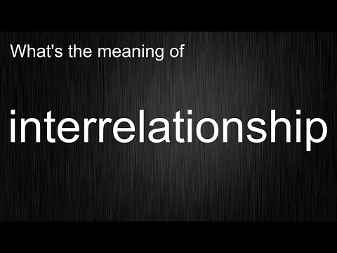 What Does "interrelationship" Really Mean? Full Explanation!