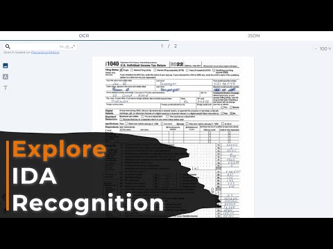 Explore IDA Recognition – Unmatched OCR accuracy for handwriting, and the most challenging scenarios