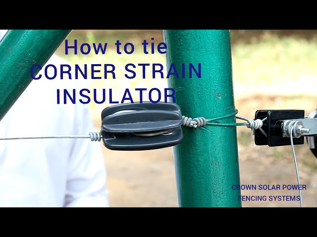 Solar Fence Insulators - Fence Corner Strain Insulators Manufacturer ...